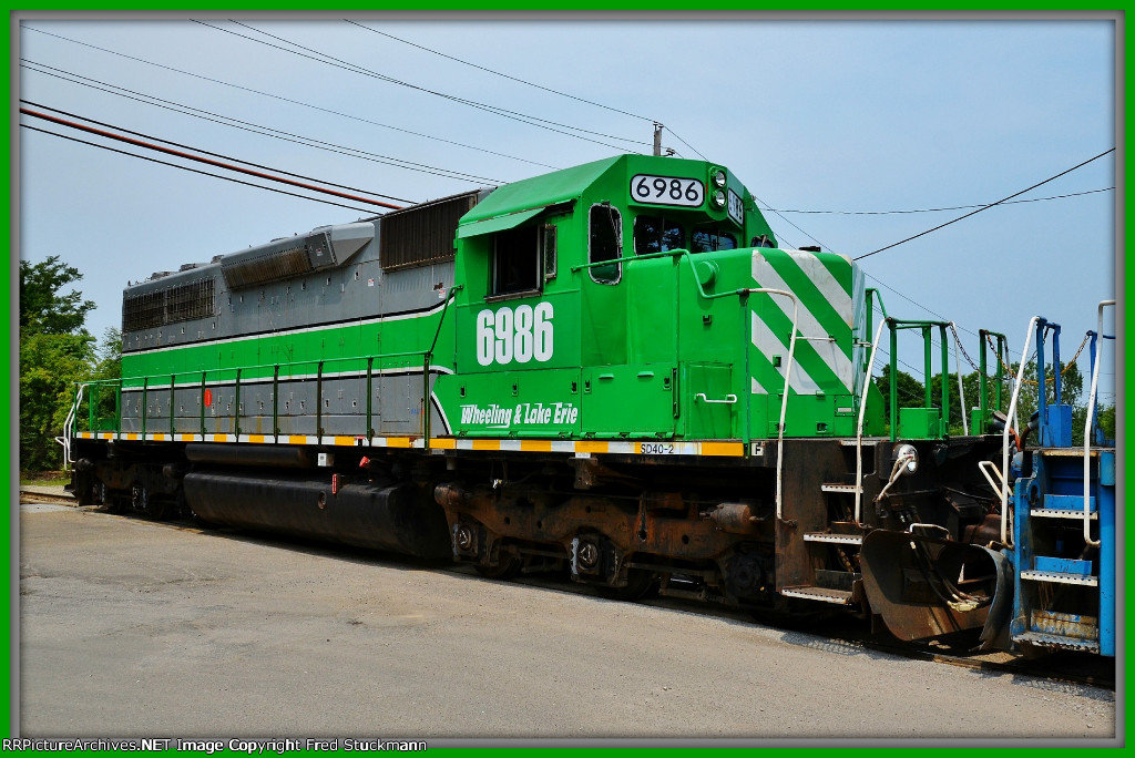 WE 6986 came out to help on the following day.